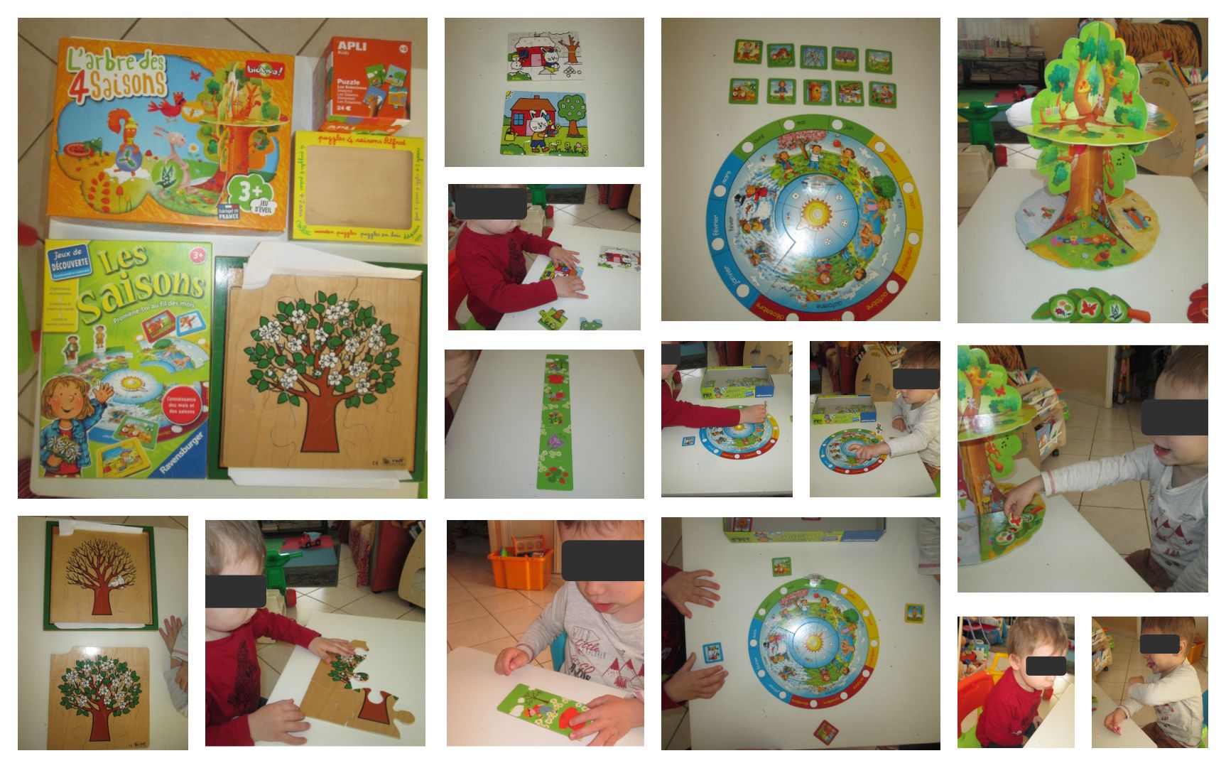 le printemps : jeux et manipulation